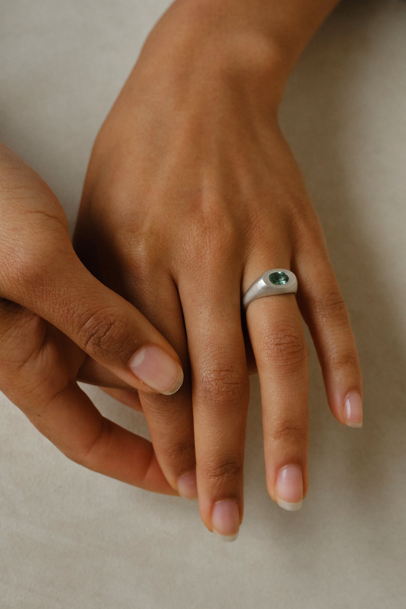 Ellipse Ring | Garnet — Dunton Ellerkamp