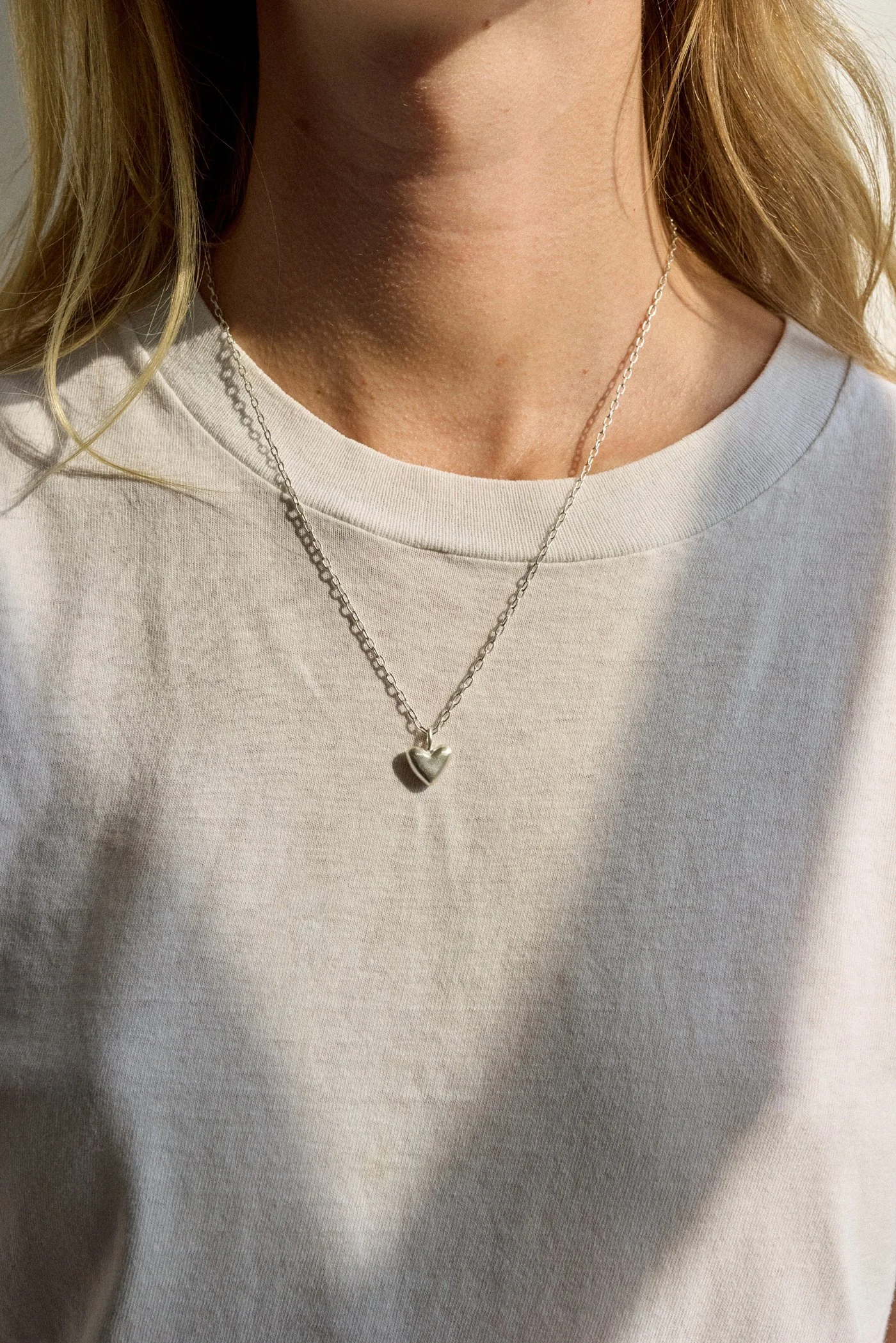 American Folk Heart Pendant with Citrine — Dunton Ellerkamp