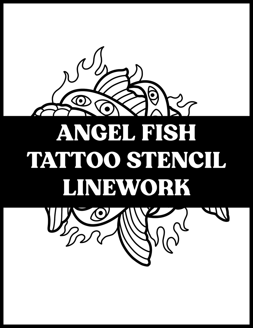Angelfish Drawing Tattoo