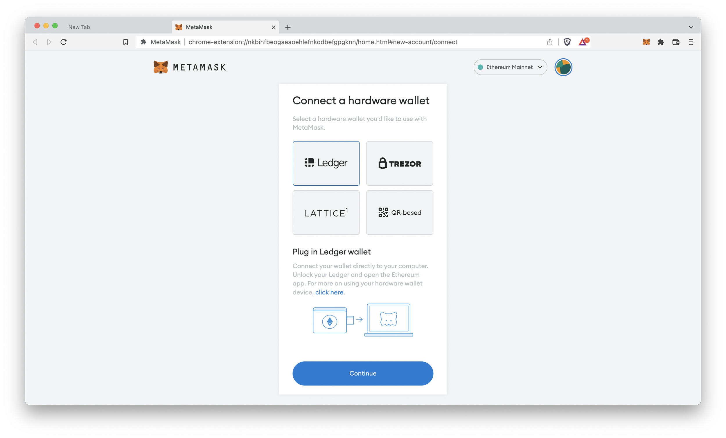 How to Manage Your NFTs Using Ledger | How to Set up a MetaMask account ...