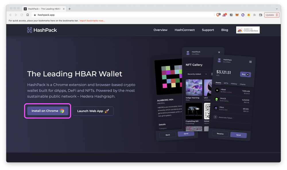 How to Set Up a HashPack Wallet for the Hedera Network