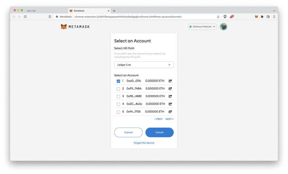 How to Manage Your NFTs Using Ledger | How to Set up a MetaMask account ...