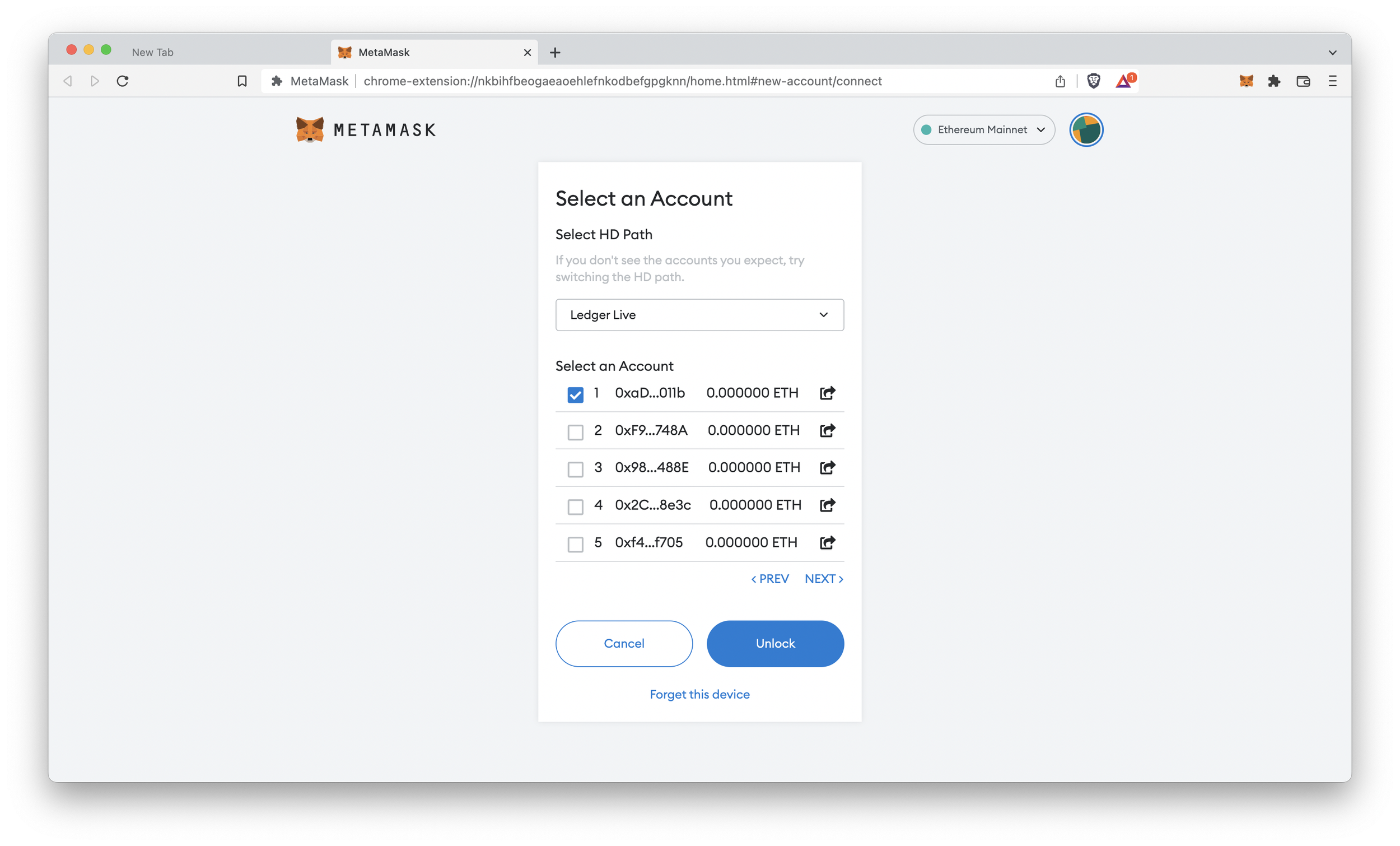 How to Manage Your NFTs Using Ledger | How to Set up a MetaMask account ...
