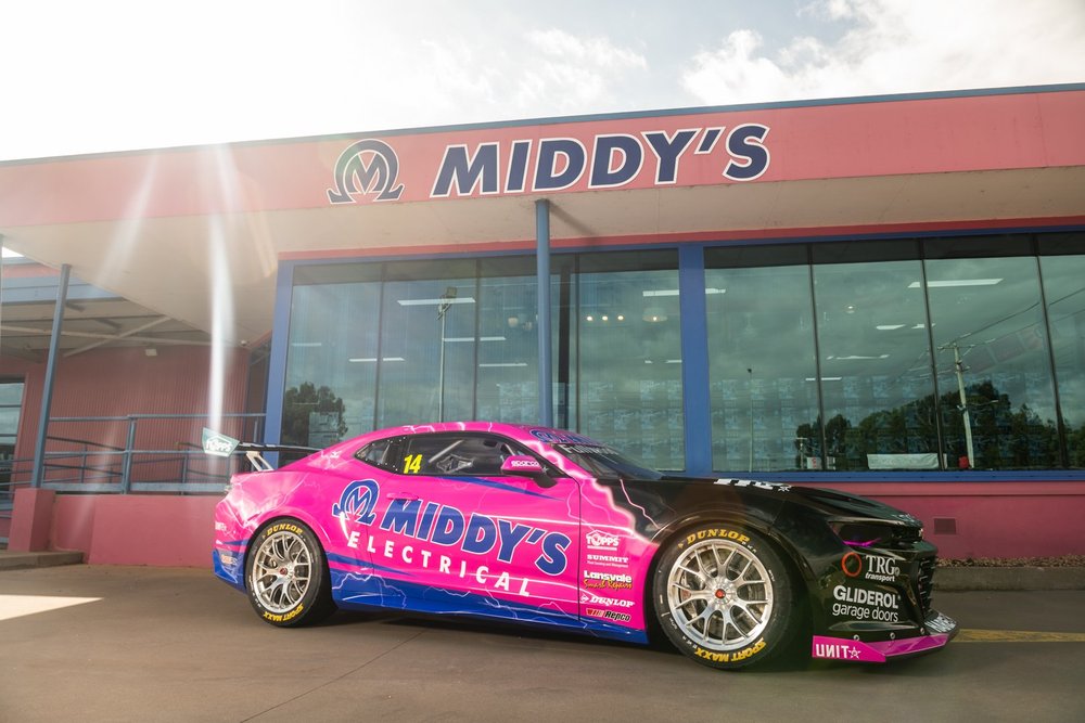 Middy’s Electrical Camaro pink and prepped for Supercars’ Gen3 in 2023 ...