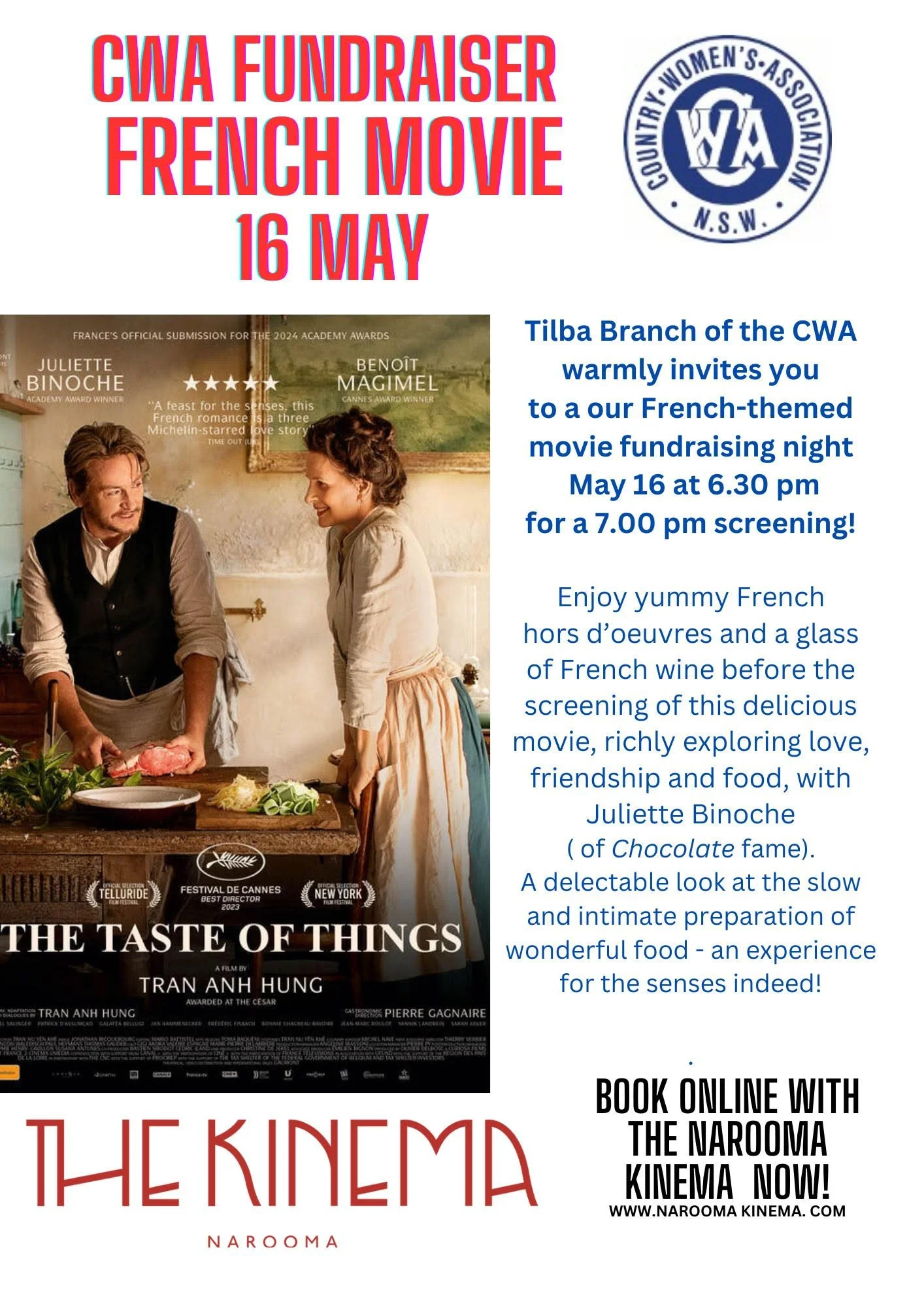 Events & Special Screenings — NAROOMA KINEMA