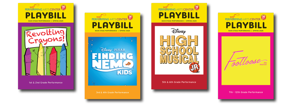 Playbill — Wolf Performing Arts Center