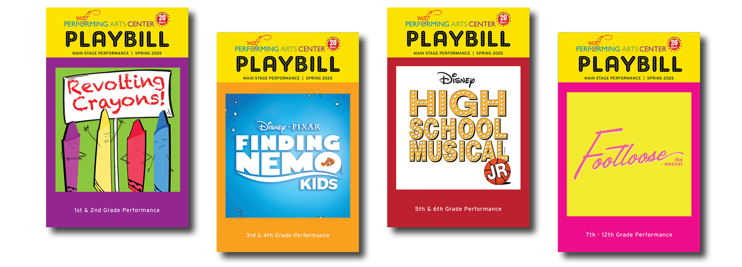 Playbill — Wolf Performing Arts Center