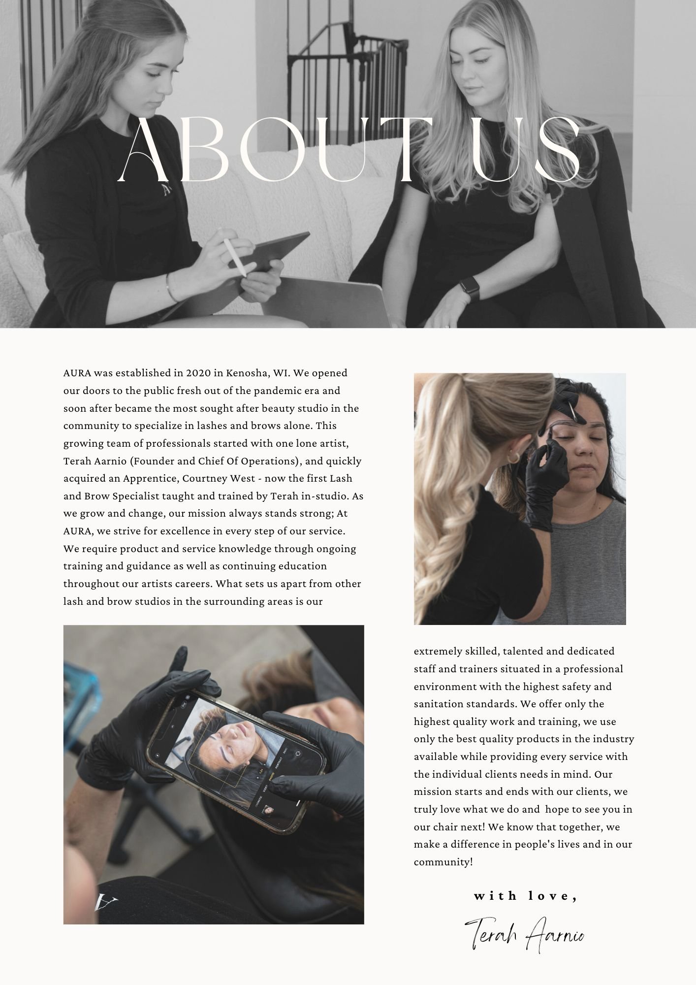 About Us — AURA Beauty