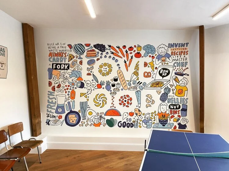 COLLABORATIVE MURALS — Zsofi Lang Illustration