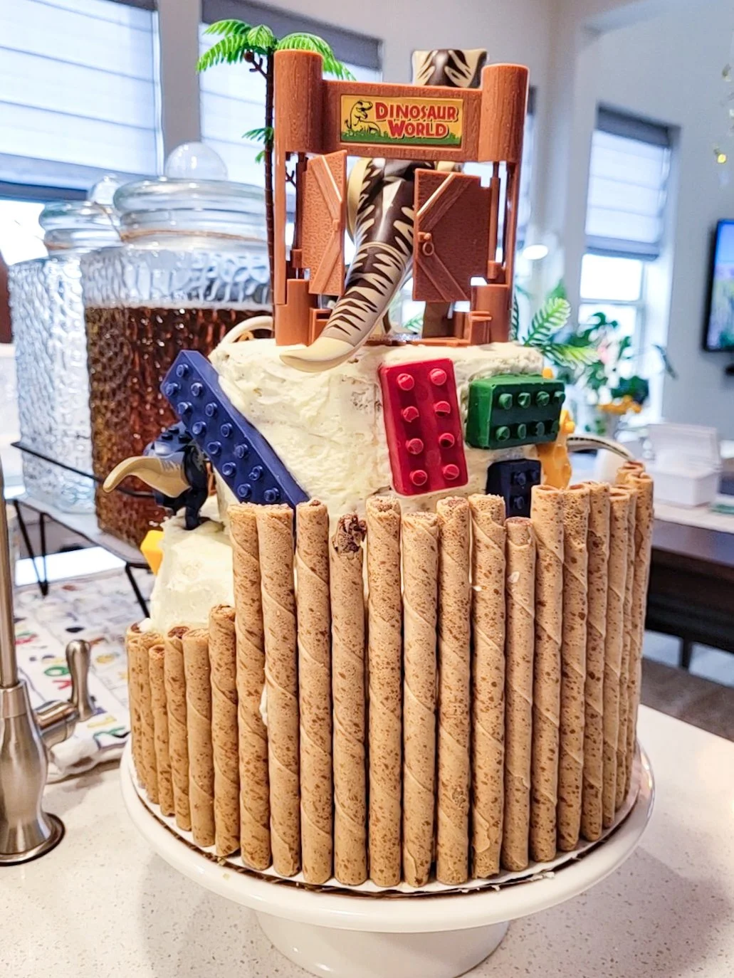 2nd Year Still Dinosaur Cake but with Lego — Emma G.'s inspiring space