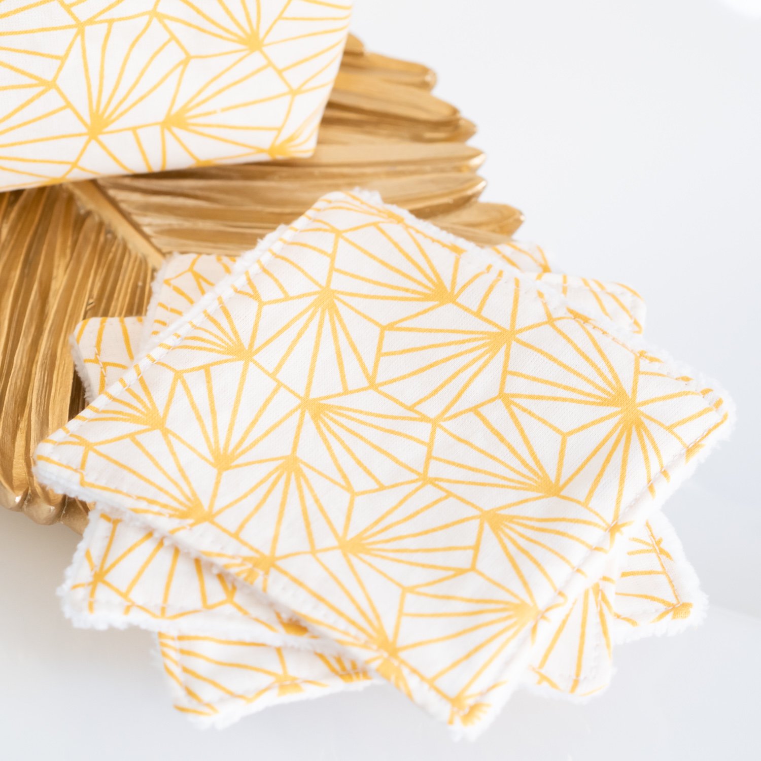 Coton lavable Bio "Festif" en éponge tout doux pour femme, homme, bébé ...