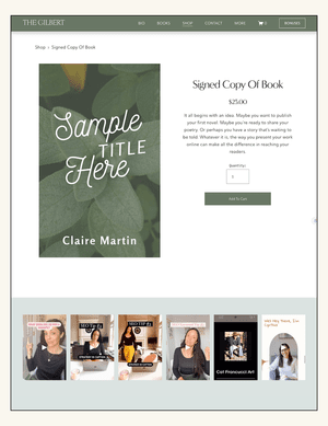 Squarespace Author Website Templates | Guided Web Design — Guided Web ...