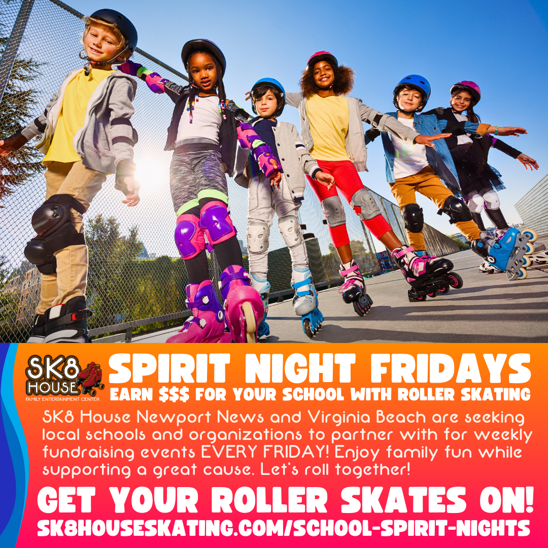 SK8 House School Spirit Nights: Fun Fundraisers for Local Schools in ...