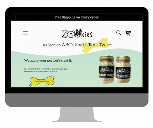 Zookies Cookies — Jwalitha Akurathi's UI/UX Portfolio