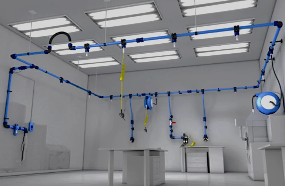 Air Pipe Installation — Allied Air Compressors