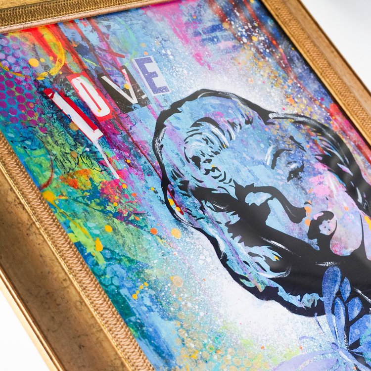 Protea - 12" x 12" — AB CREATIVE