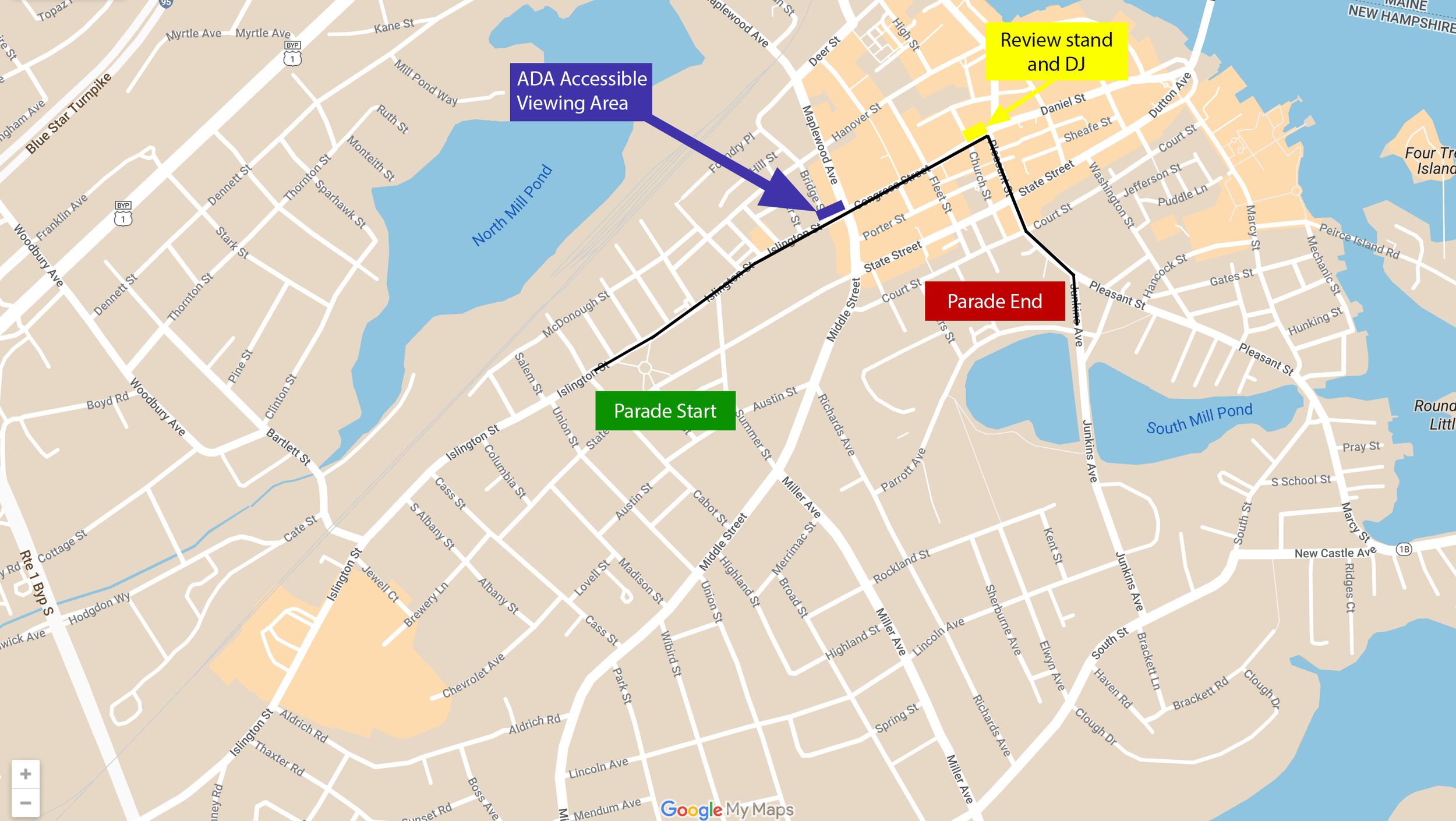 Market Square Portsmouth Nh Map