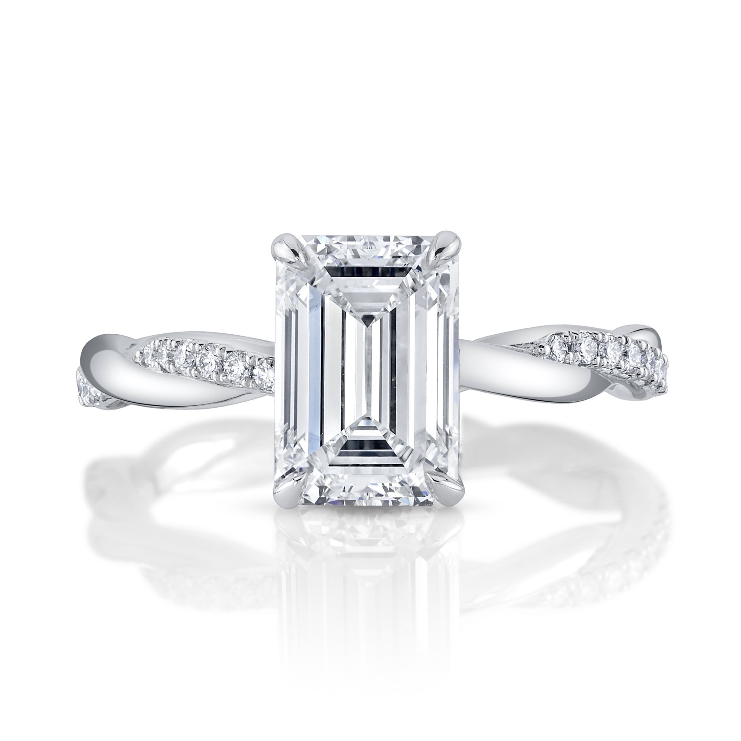 Custom Emerald Cut Engagement Ring — Form To Feeling