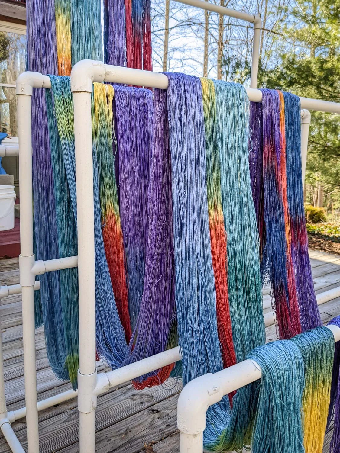 HAND DYED SILK YARNS — NEAL THE WEAVER & HENCEFORTH YARNS