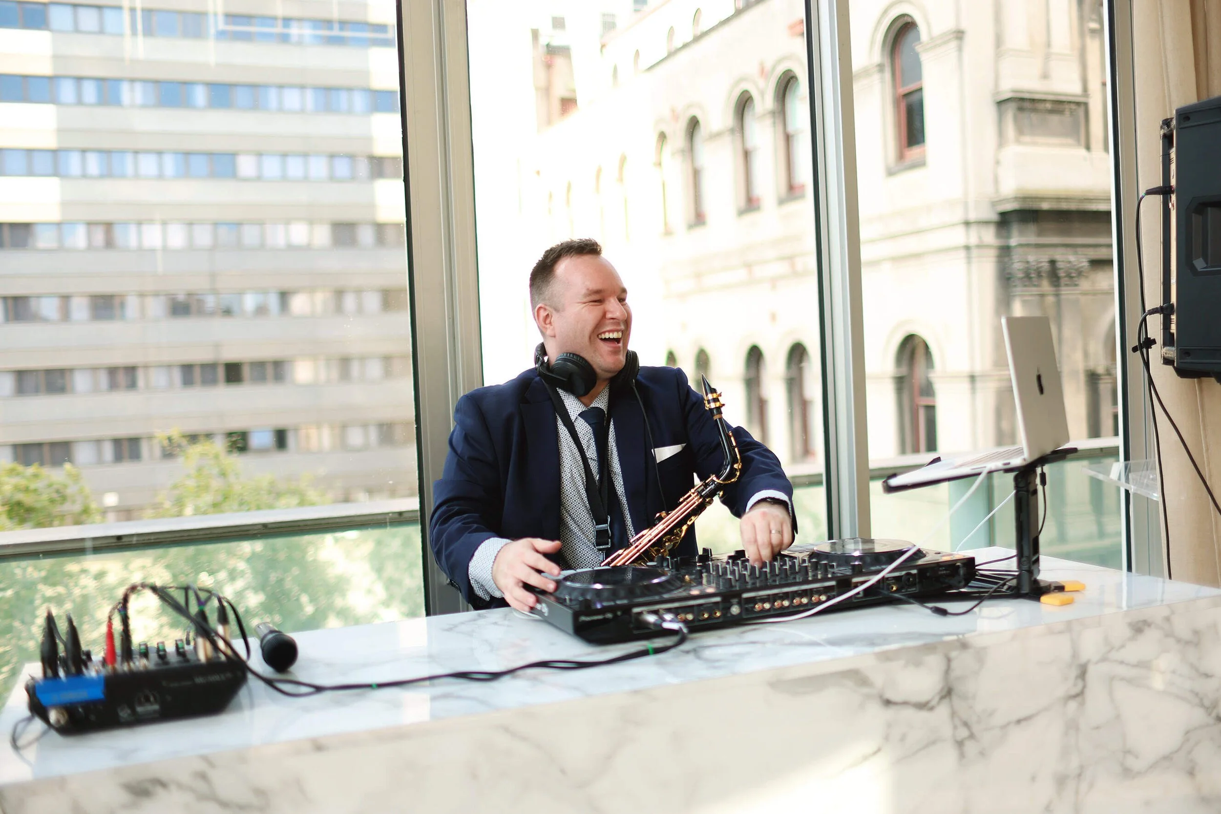 High Energy DJ Sax in Canberra | Callum Gracie