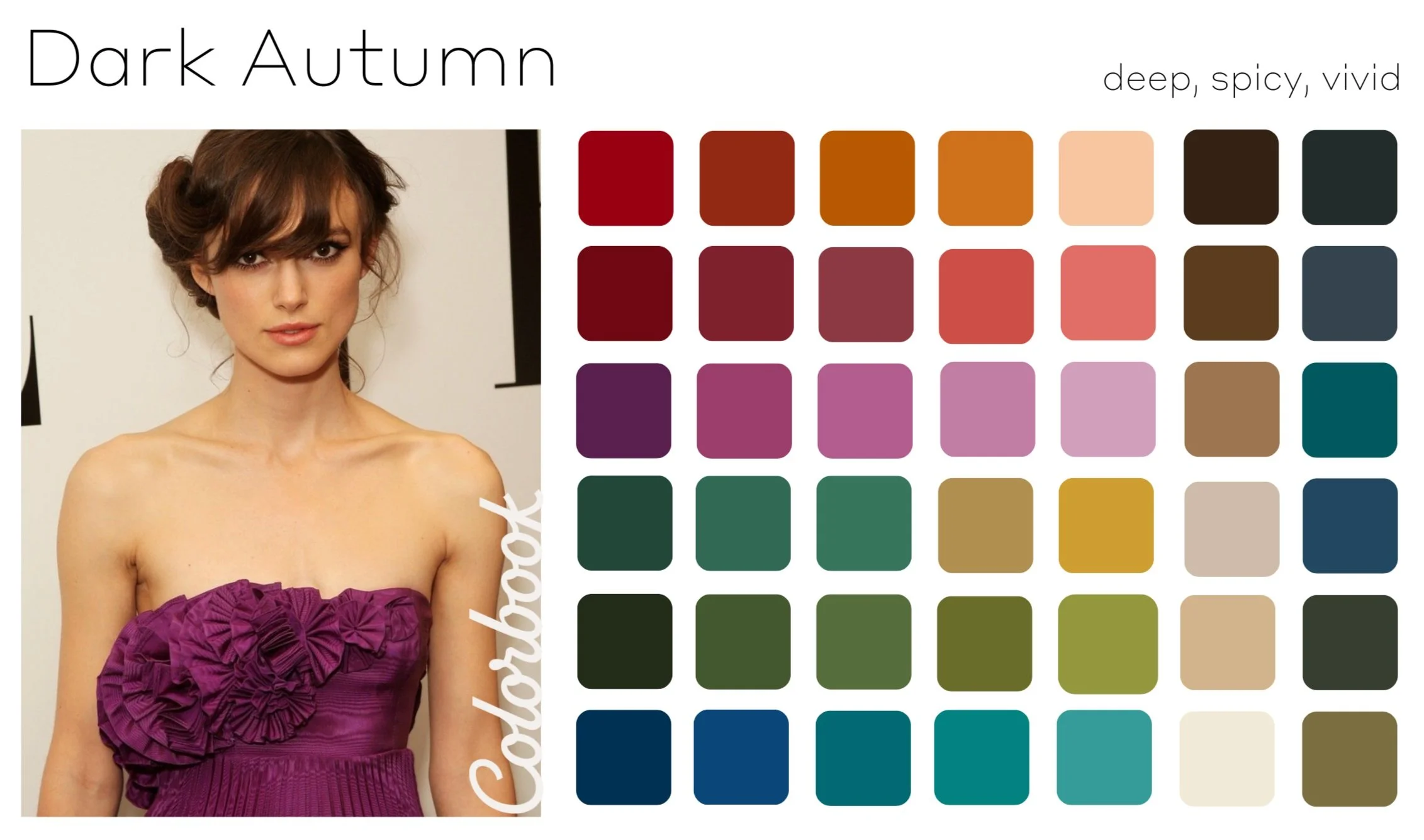 Dark | Deep Autumn: the guide to color, style, & make-up — ColorBook