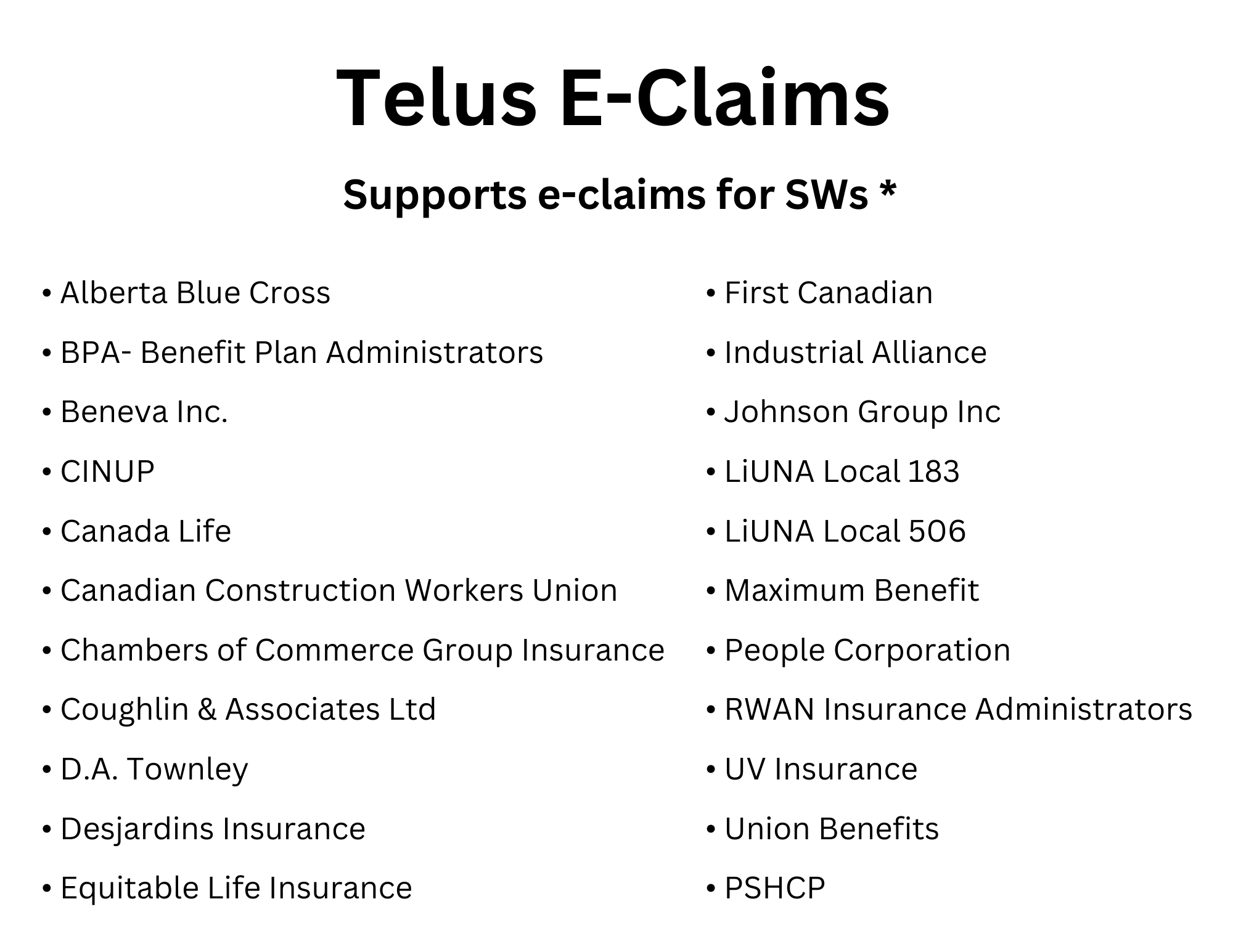eClaims — Forging Forward Counselling Services