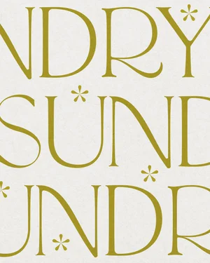 SUNDRY — Bex Design Studio