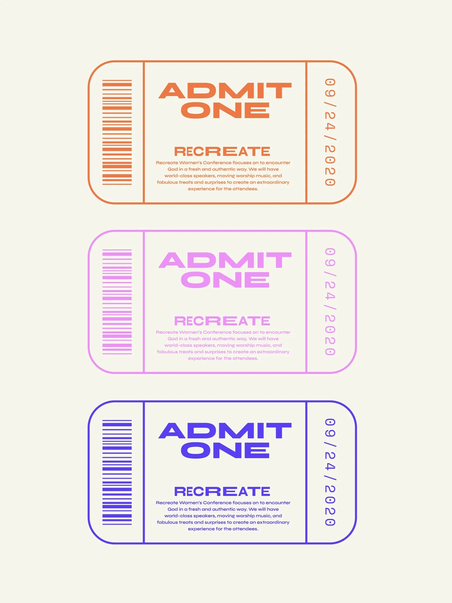 Recreate — Bex Design Studio