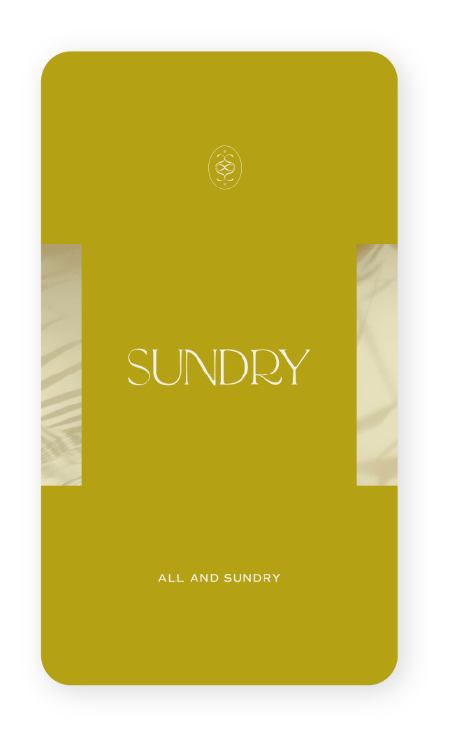 SUNDRY — Bex Design Studio