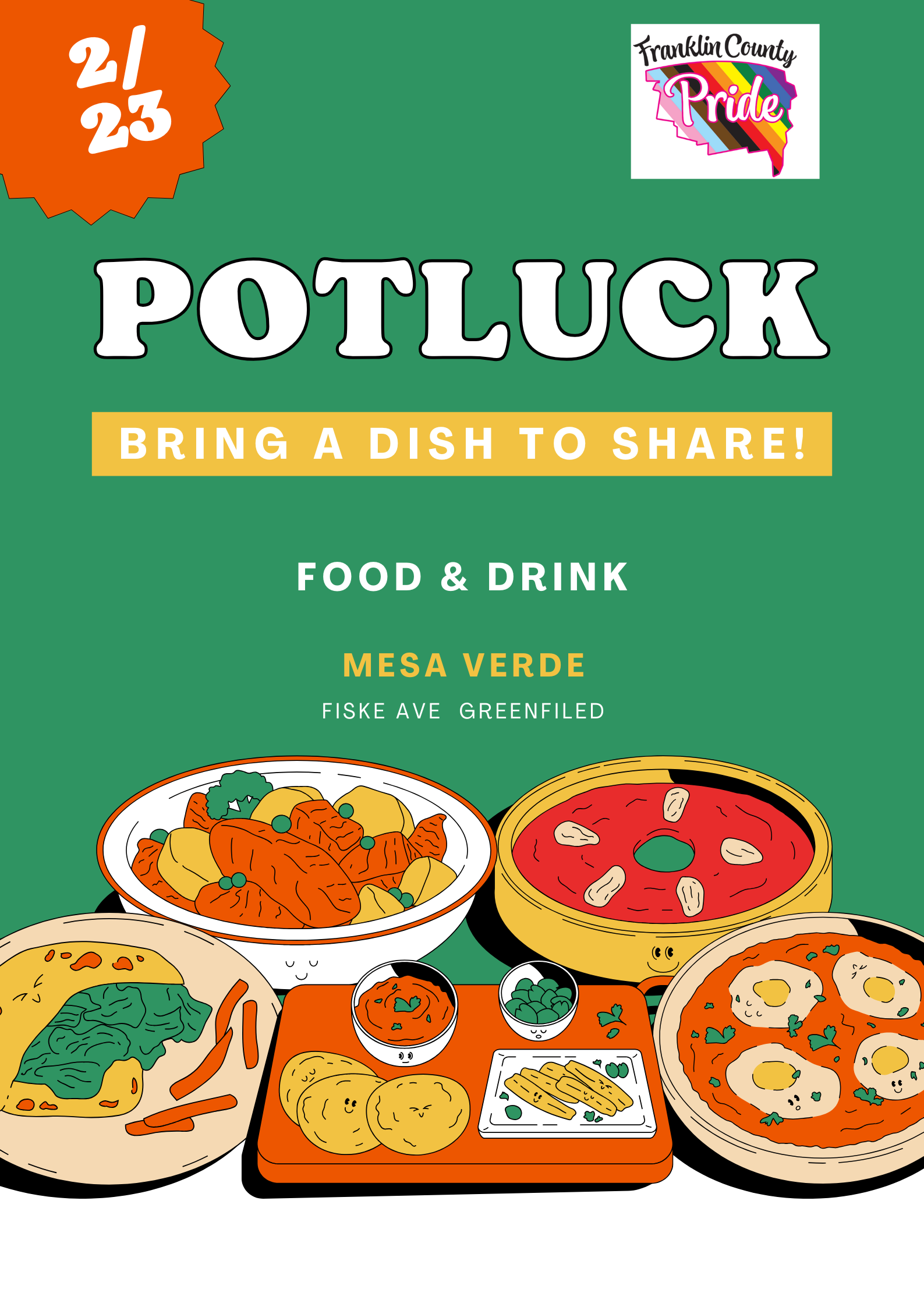 Pride Potluck @ Mesa Verde — Franklin County Pride