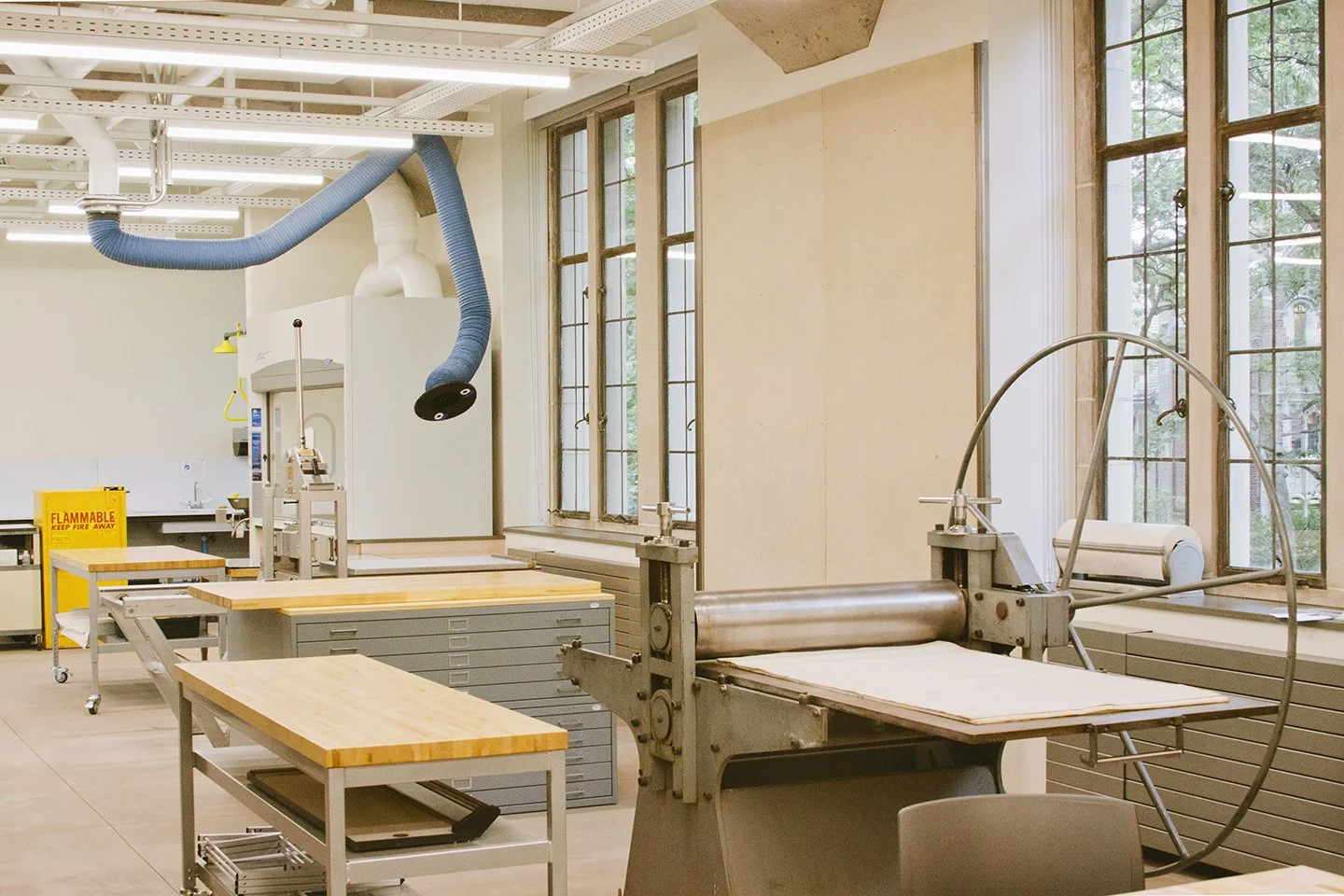 Printshop Tour | Wellesley College — Print Club Ltd.