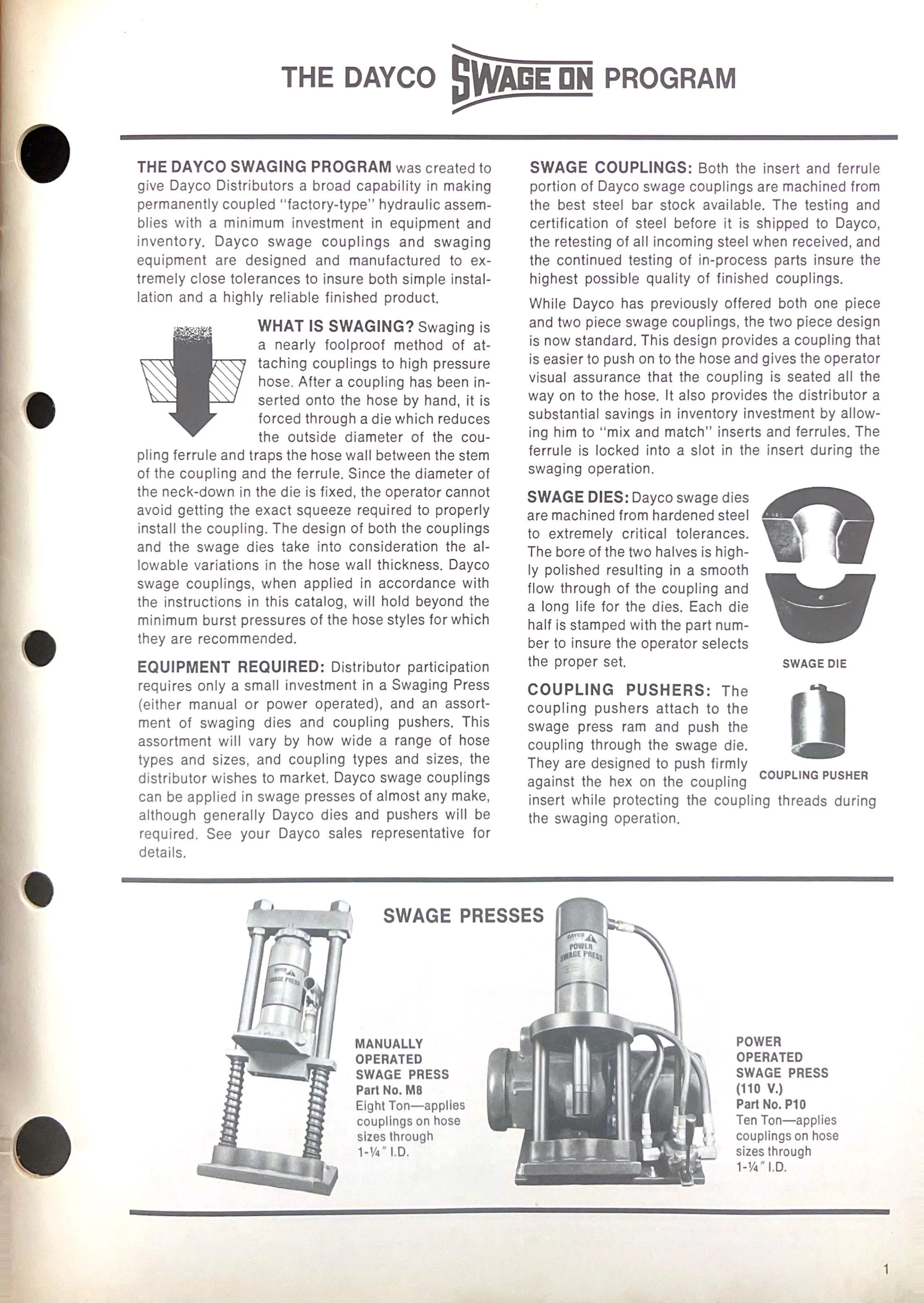 Dayco Catalogs — The Hydraulic Crimp Fitting Museum