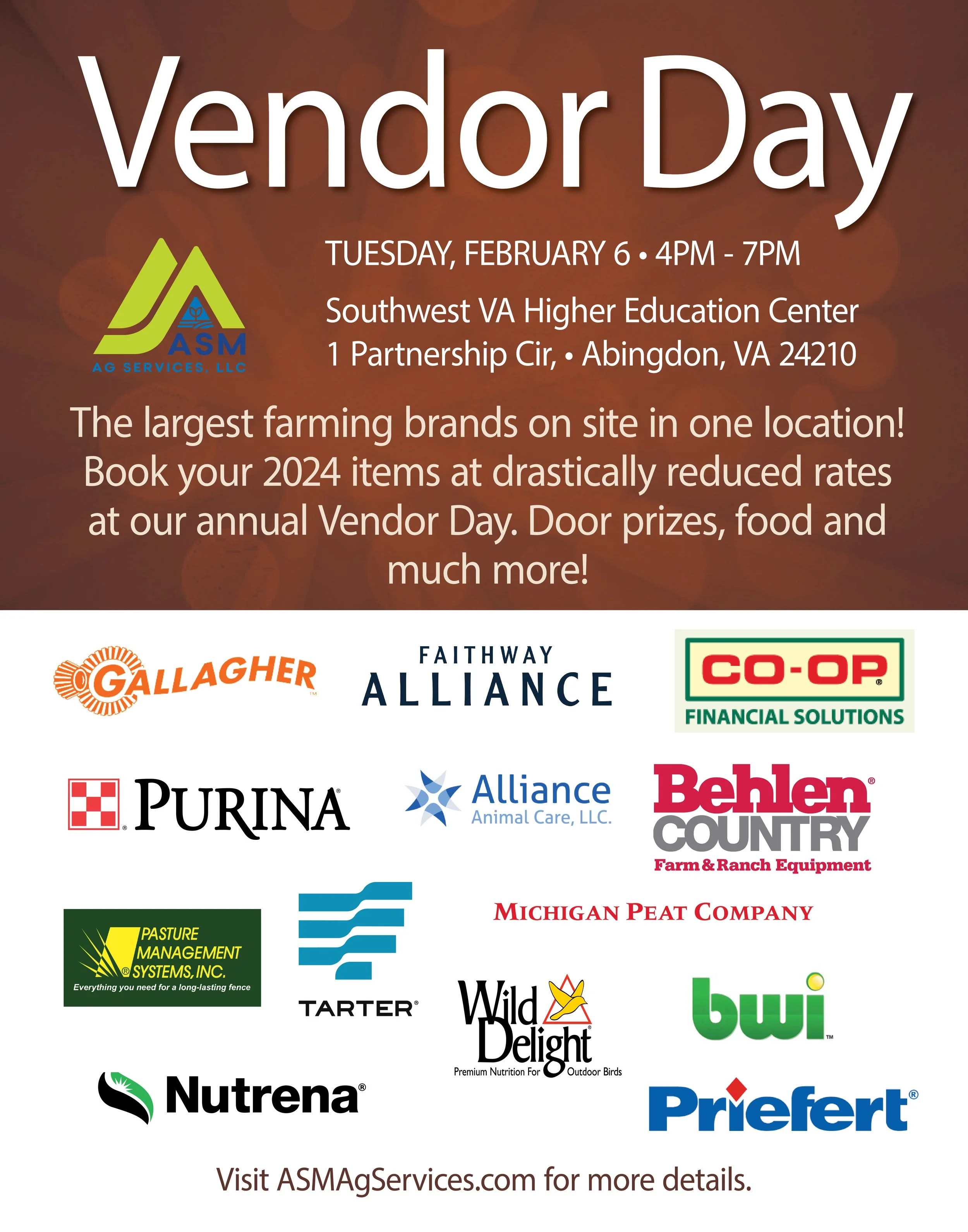 Events — ASM Ag Services, LLC