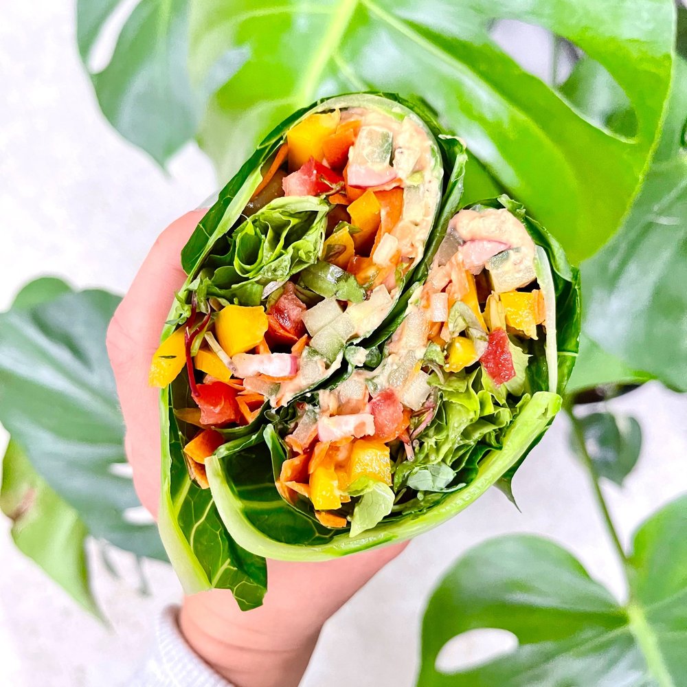 Rainbow Veggie Wraps — Abby Henry Health