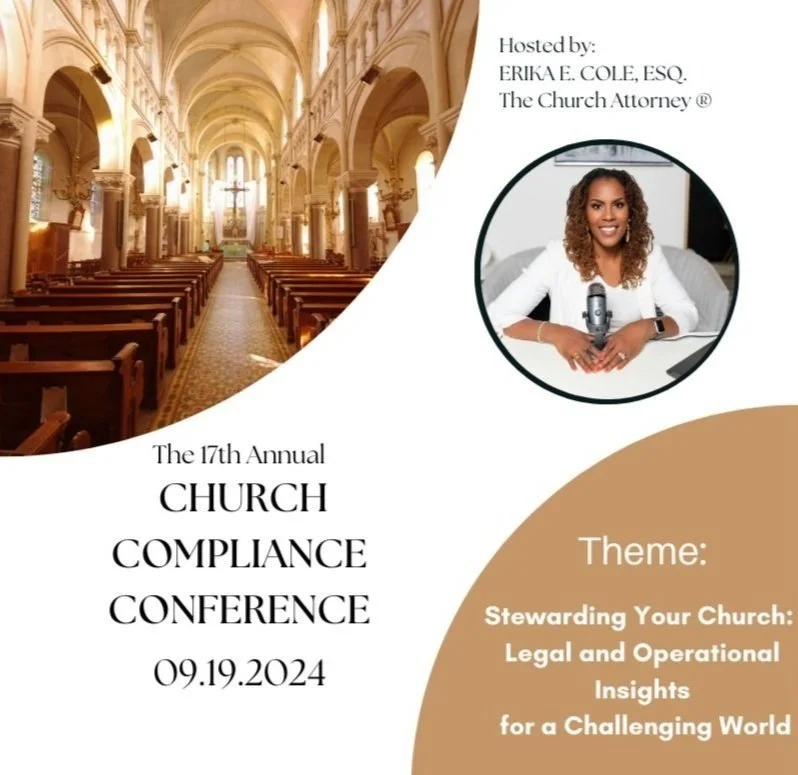The 17th Annual Church Compliance Conference — The Church Attorney®