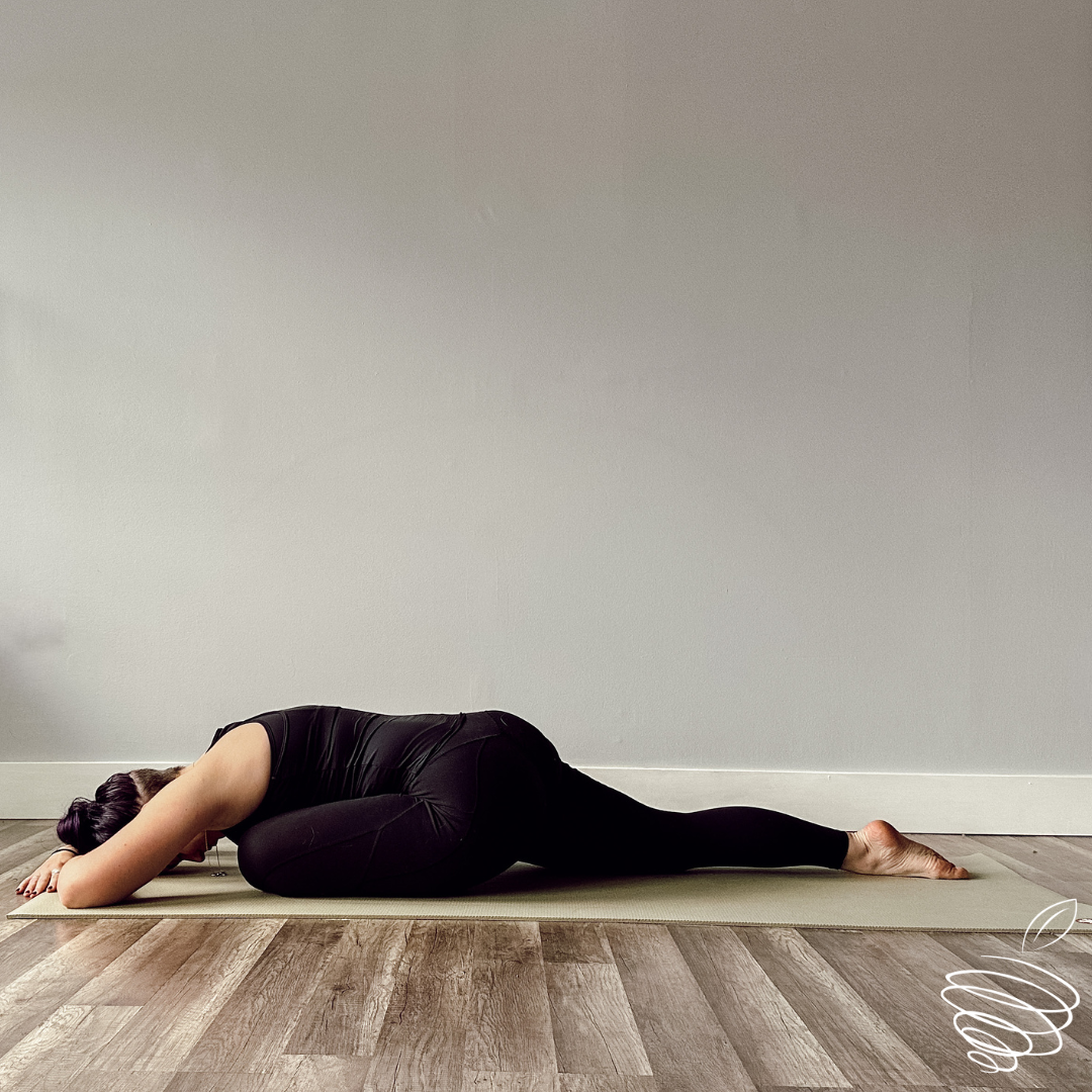 King Pigeon Pose Drawing
