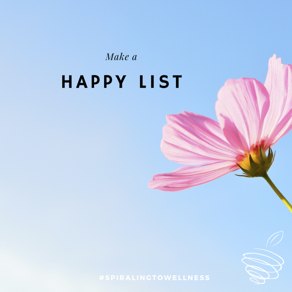 Make a Happy List — Nourishing Storm