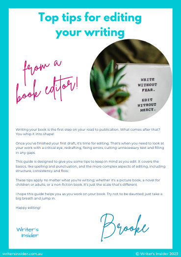 Free resources — Writer's Insider