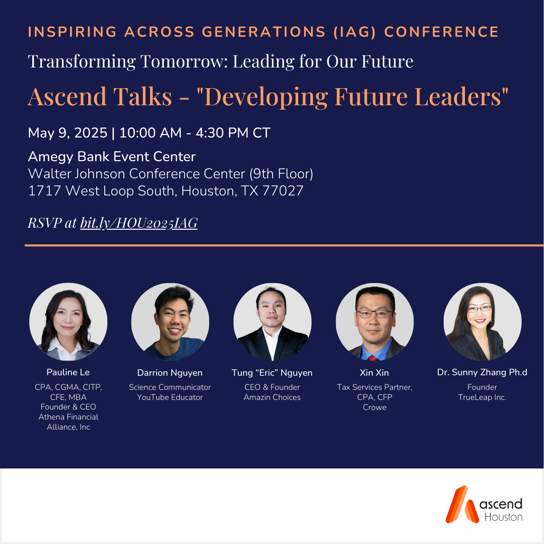 Houston: IAG Conference: Transforming Tomorrow: Leading for Our Future — Ascend