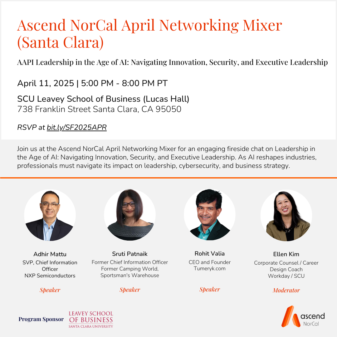 Ascend NorCal April Networking Mixer (Santa Clara) — Ascend