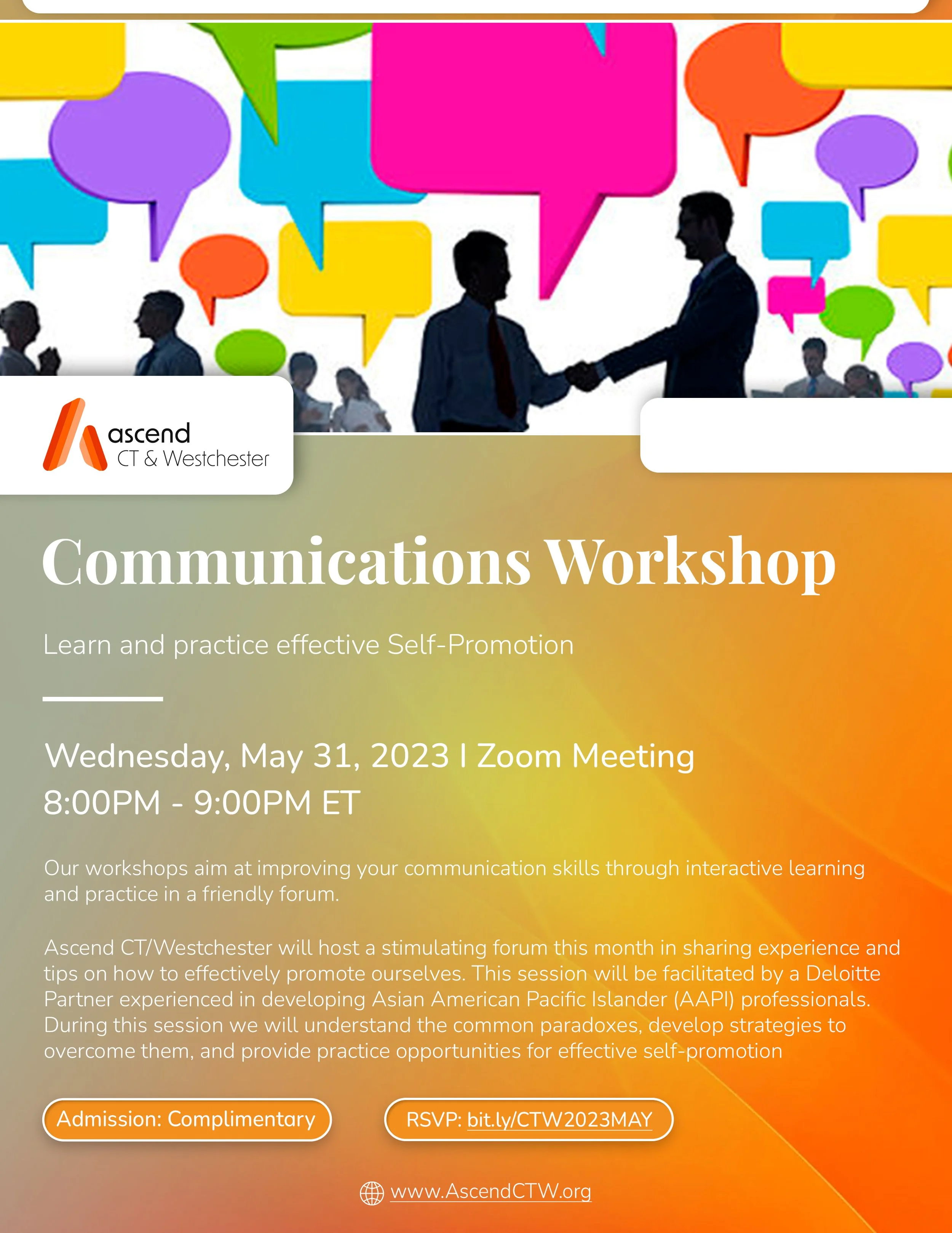 Ascend Connecticut & Westchester: Communications Workshop — Ascend