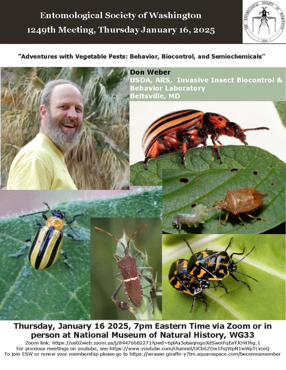 Events — ENTOMOLOGICAL SOCIETY of WASHINGTON