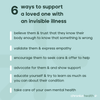 Tips and Tricks for How to Support Someone with an Invisible Illness ...