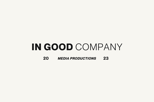 In Good Company | Media Production Brand + Website — Lex Studio Collective