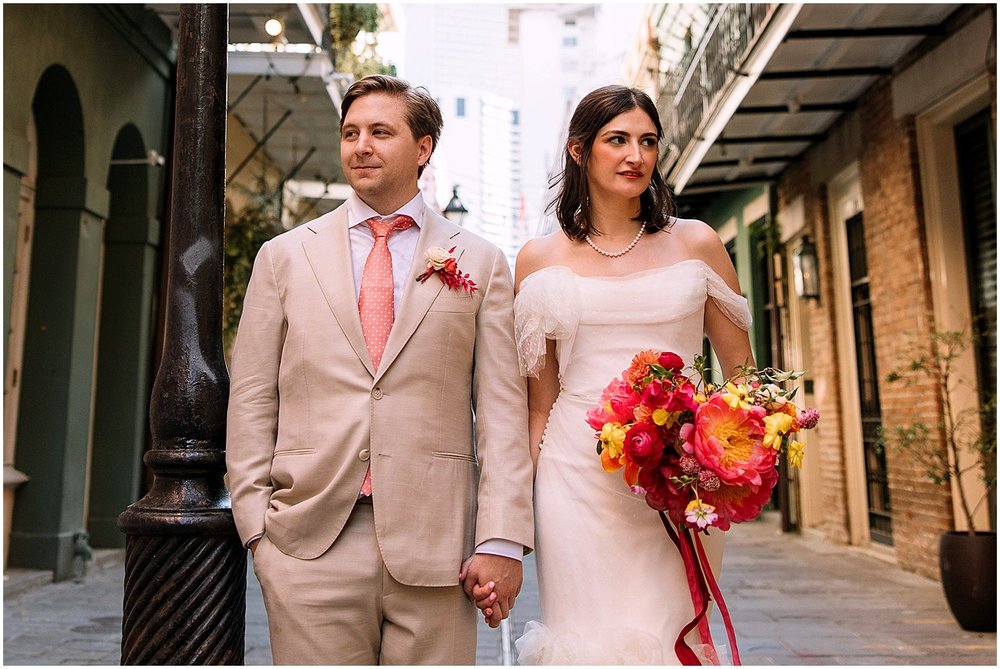 Colorful French Quarter Wedding at the Hermann Grima House — Ashley ...
