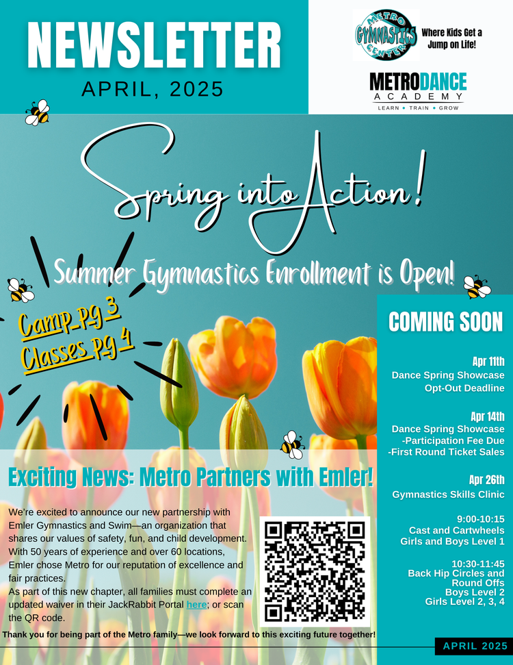 Metro Gymnastics Center - Where kids get a jump on life!