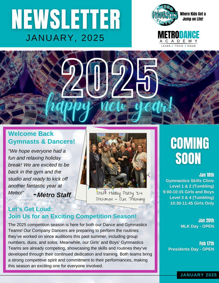 Metro Gymnastics Center - Where kids get a jump on life!