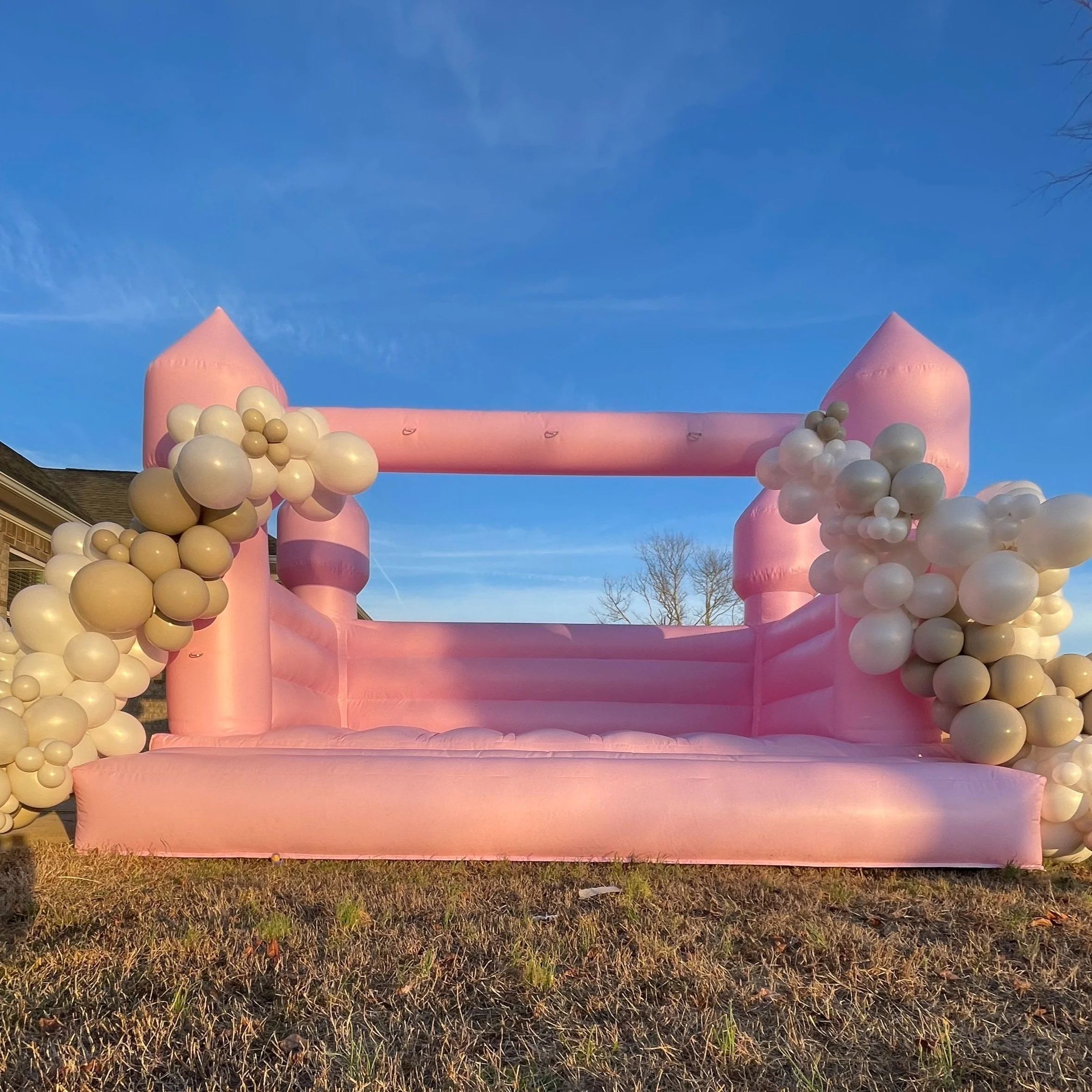 White Bounce Houses Inflate North Alabama
