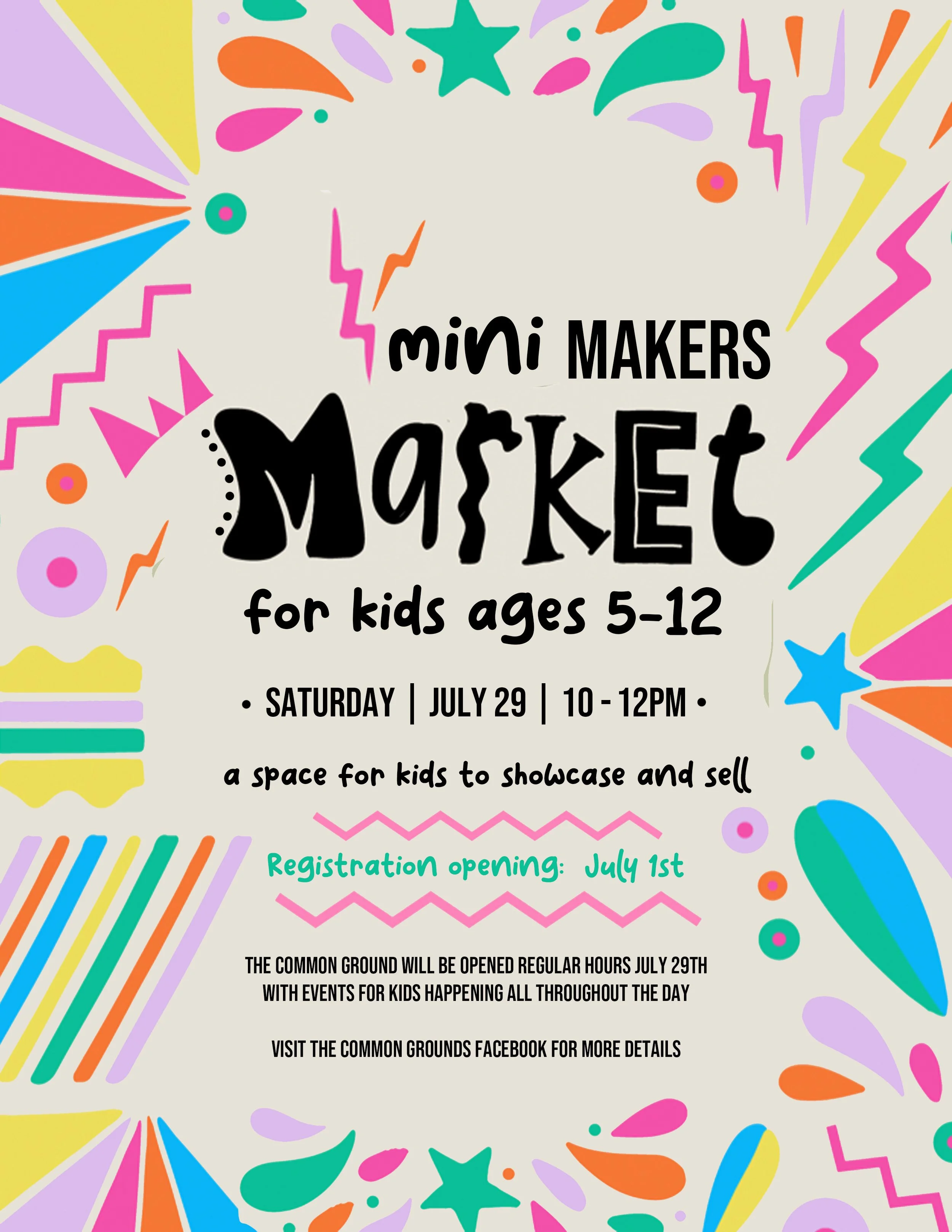 BECOME A POP-UP VENDOR — The Common Ground