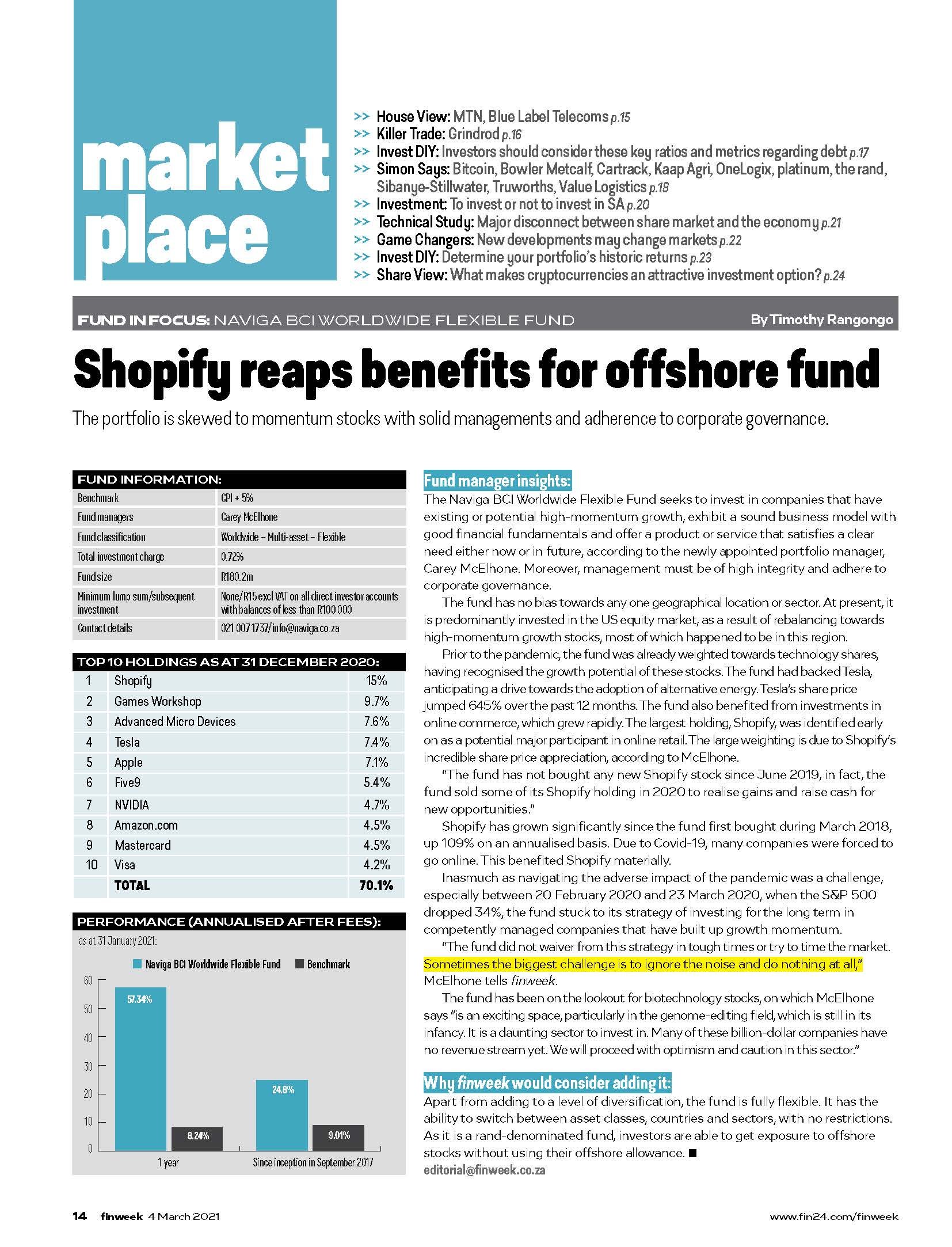 Finweek’s Fund In Focus — Raven Funds — Raven Funds
